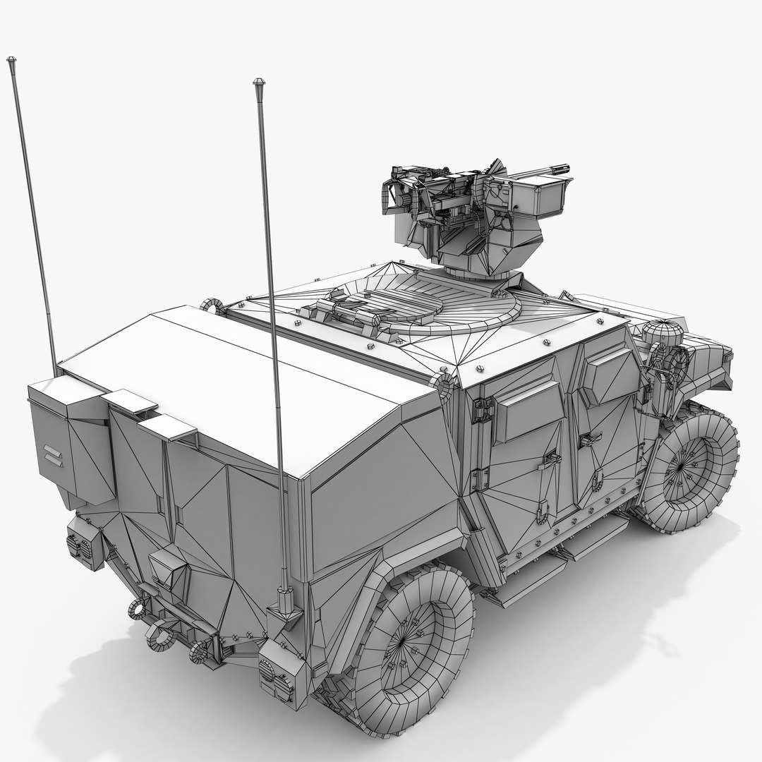 Armoured Military Vehicle 3D Model - TurboSquid 1743771