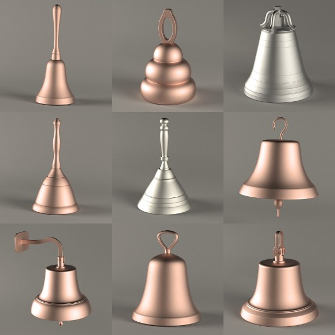 9 Bells 3d Model