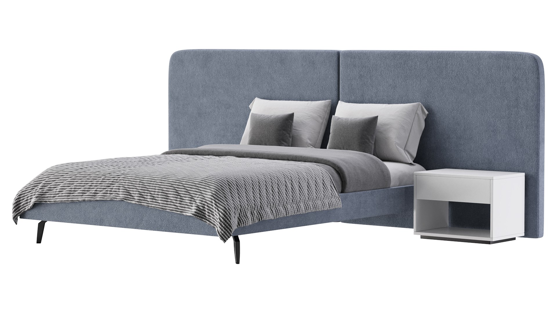 Selli Bed 1 3D Model - TurboSquid 2196742