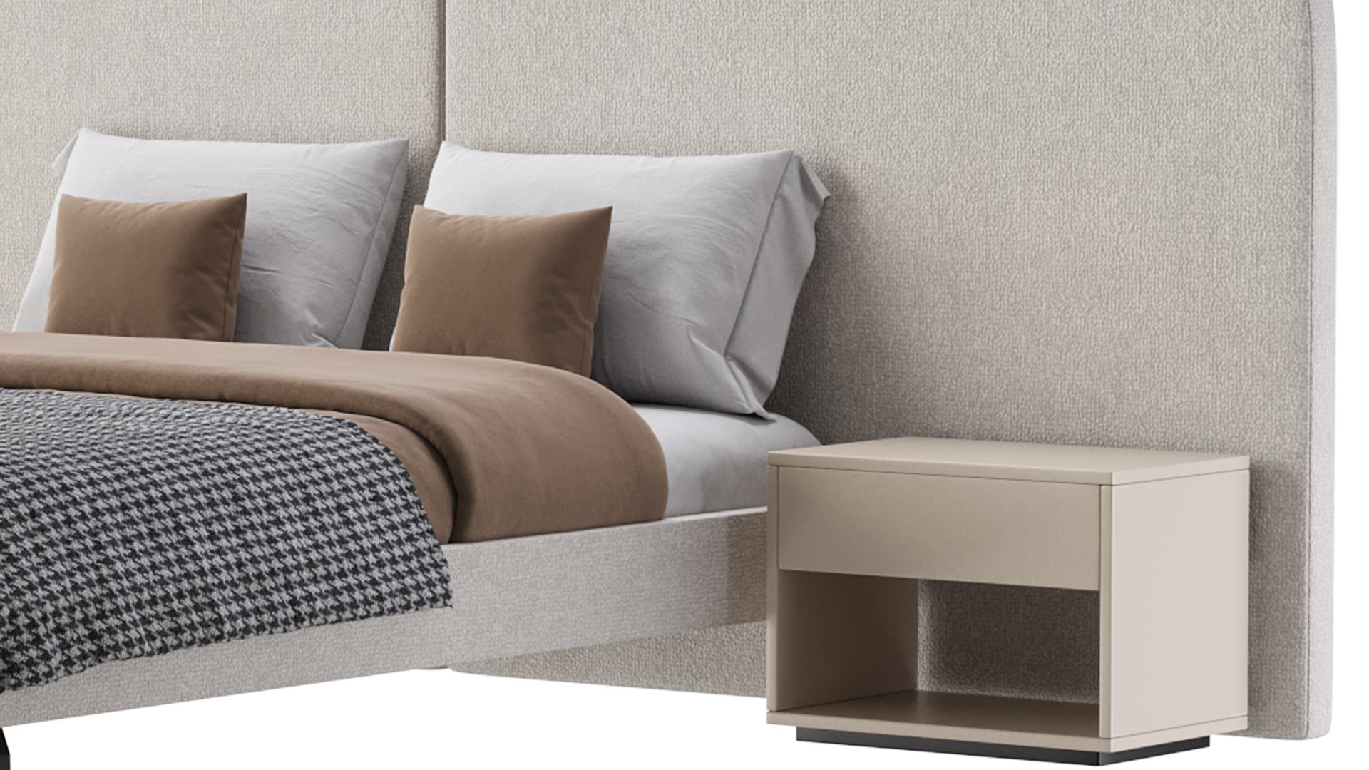 Selli Bed 1 3D Model - TurboSquid 2196742