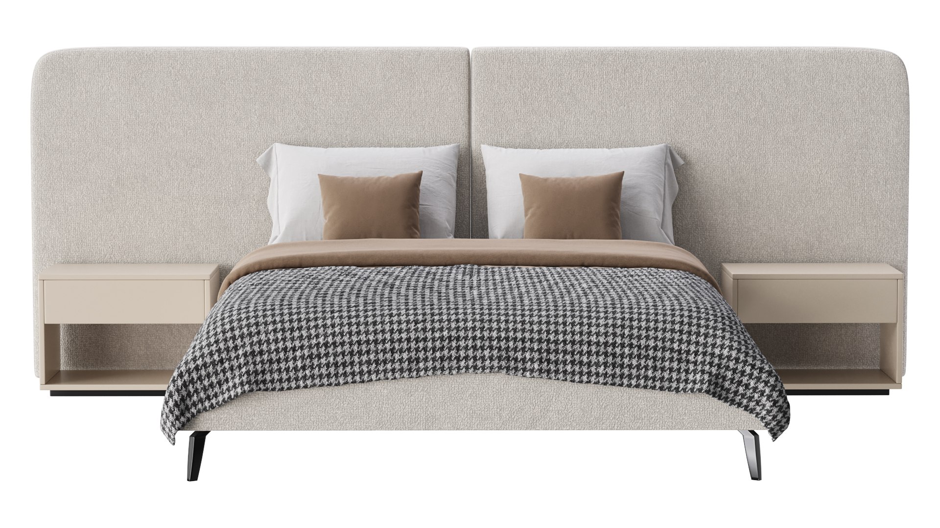 Selli Bed 1 3D Model - TurboSquid 2196742