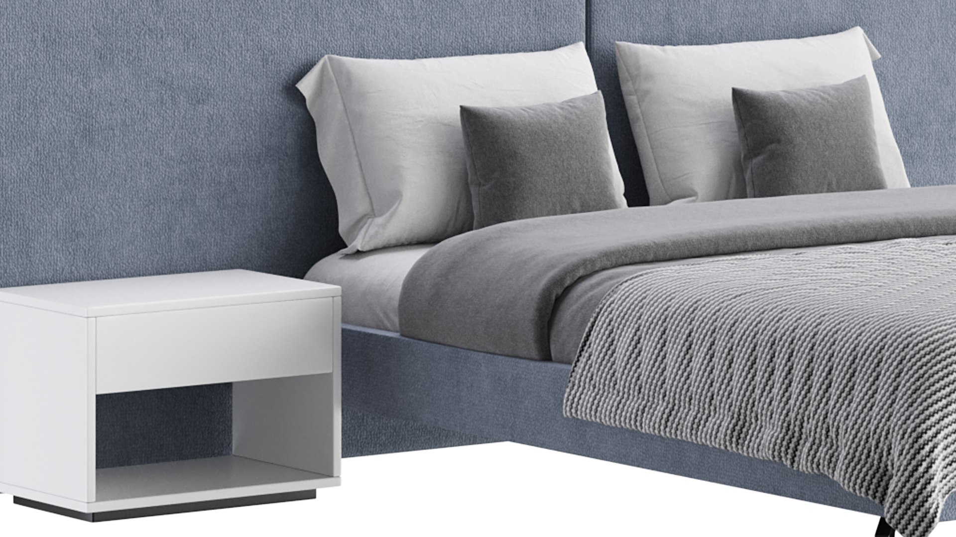 Selli Bed 1 3D Model - TurboSquid 2196742