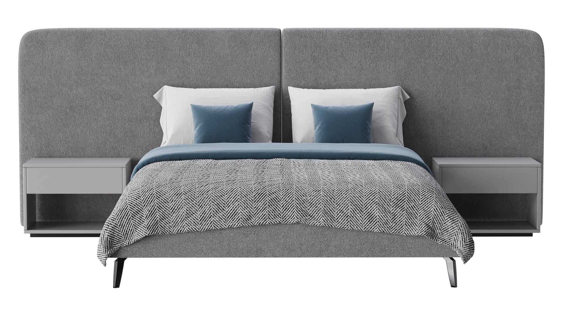 Selli Bed 1 3D Model - TurboSquid 2196742