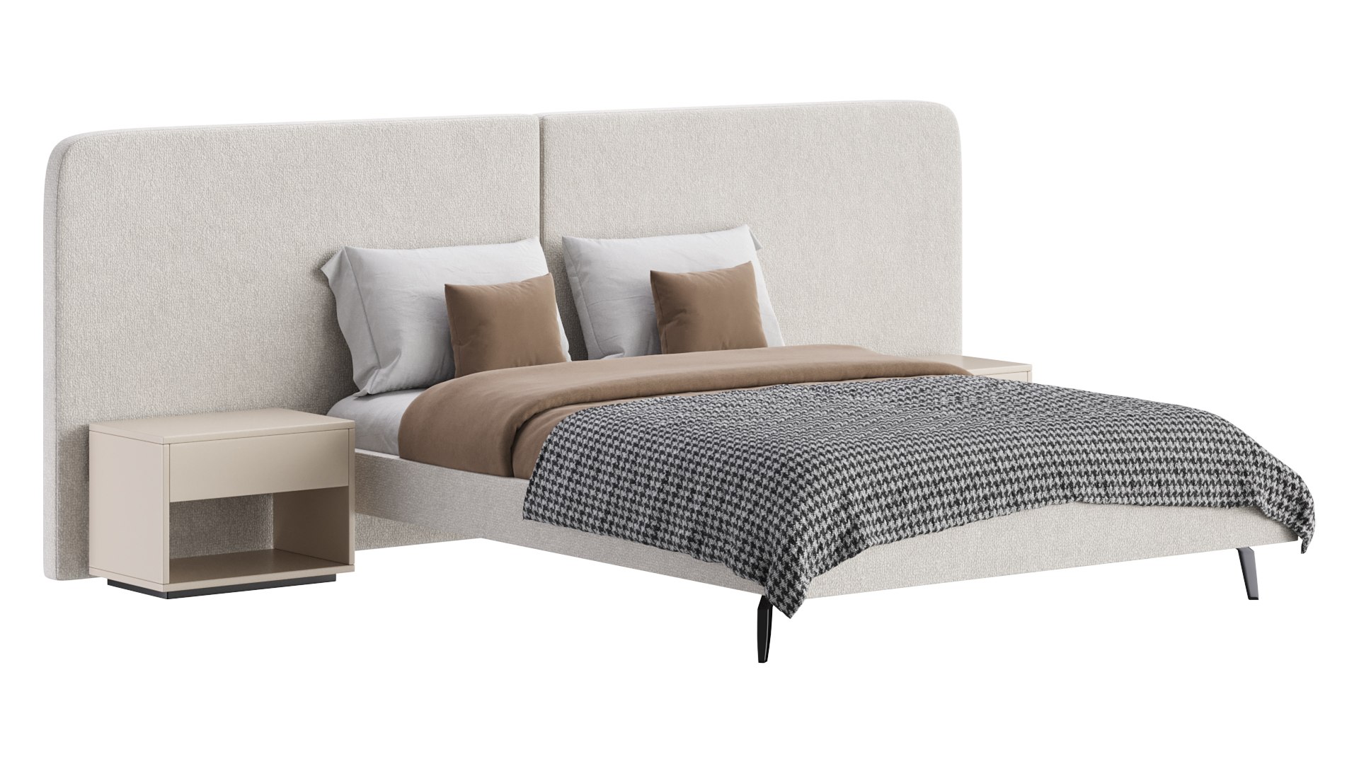 Selli Bed 1 3D Model - TurboSquid 2196742