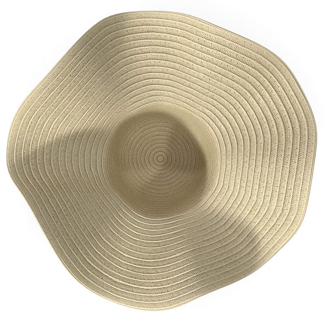 3d sun hat model