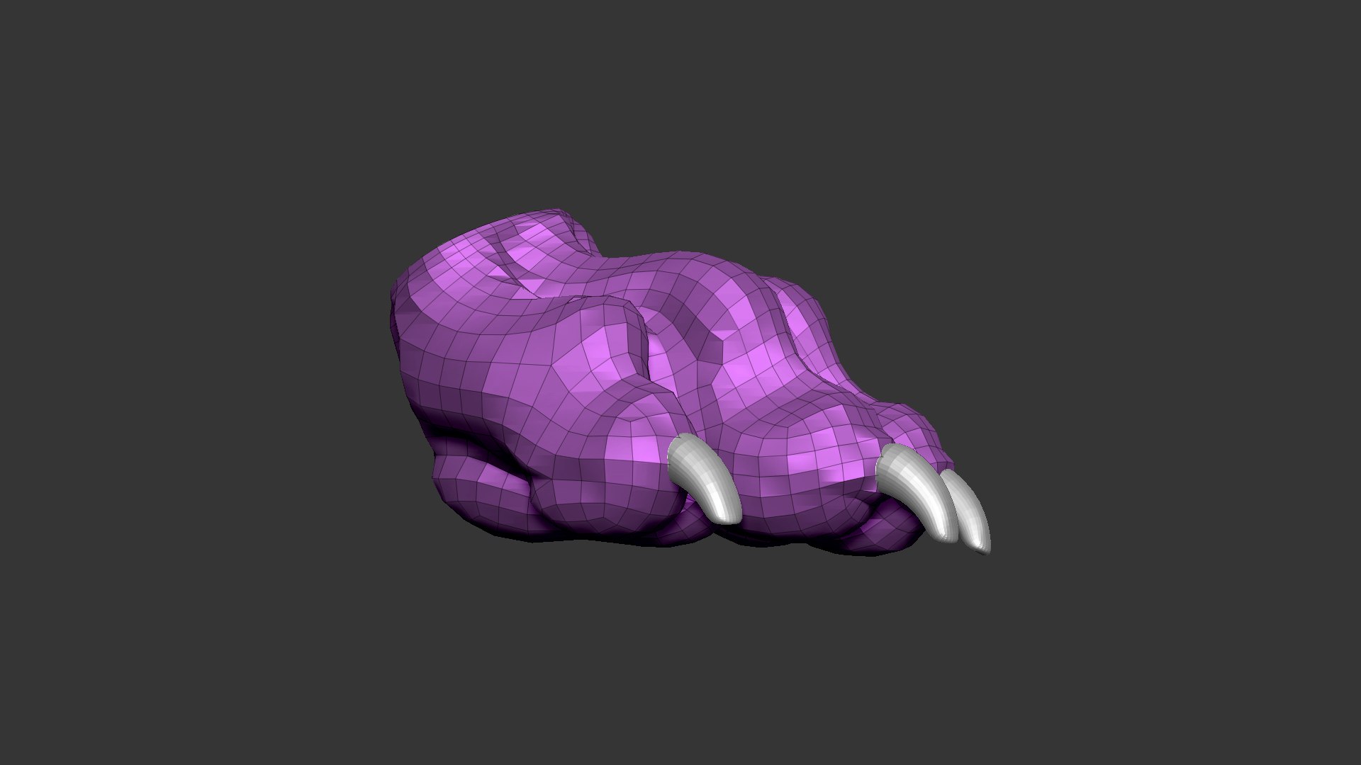 Dog Paw Highpoly Sculpt 3D Model - TurboSquid 1807855