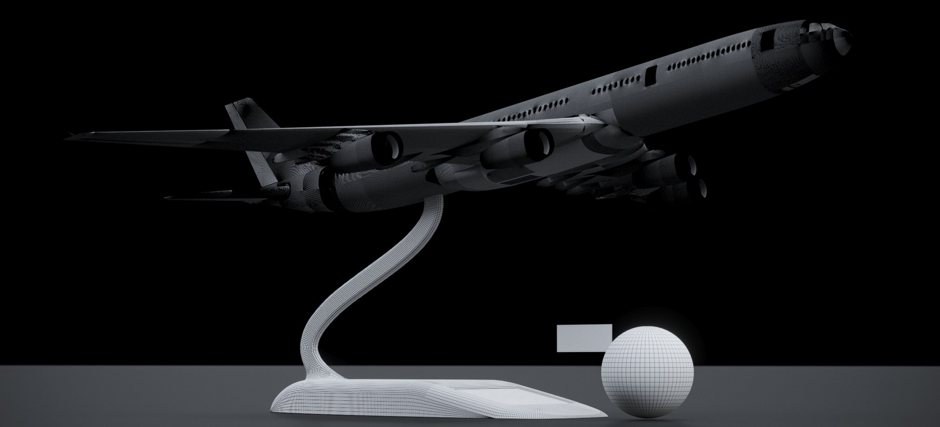 3D AIRBUS A340-300 OFFICE FLOOR MODEL ANSETT SYDNEY 2000 - TurboSquid ...