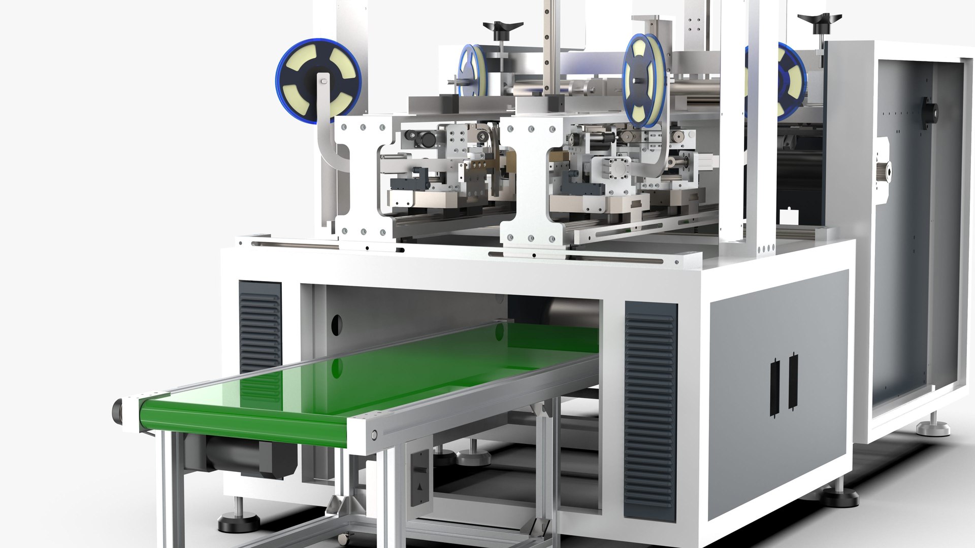 Automatic Gift Box Corner Sticking Machine model - TurboSquid 2173319