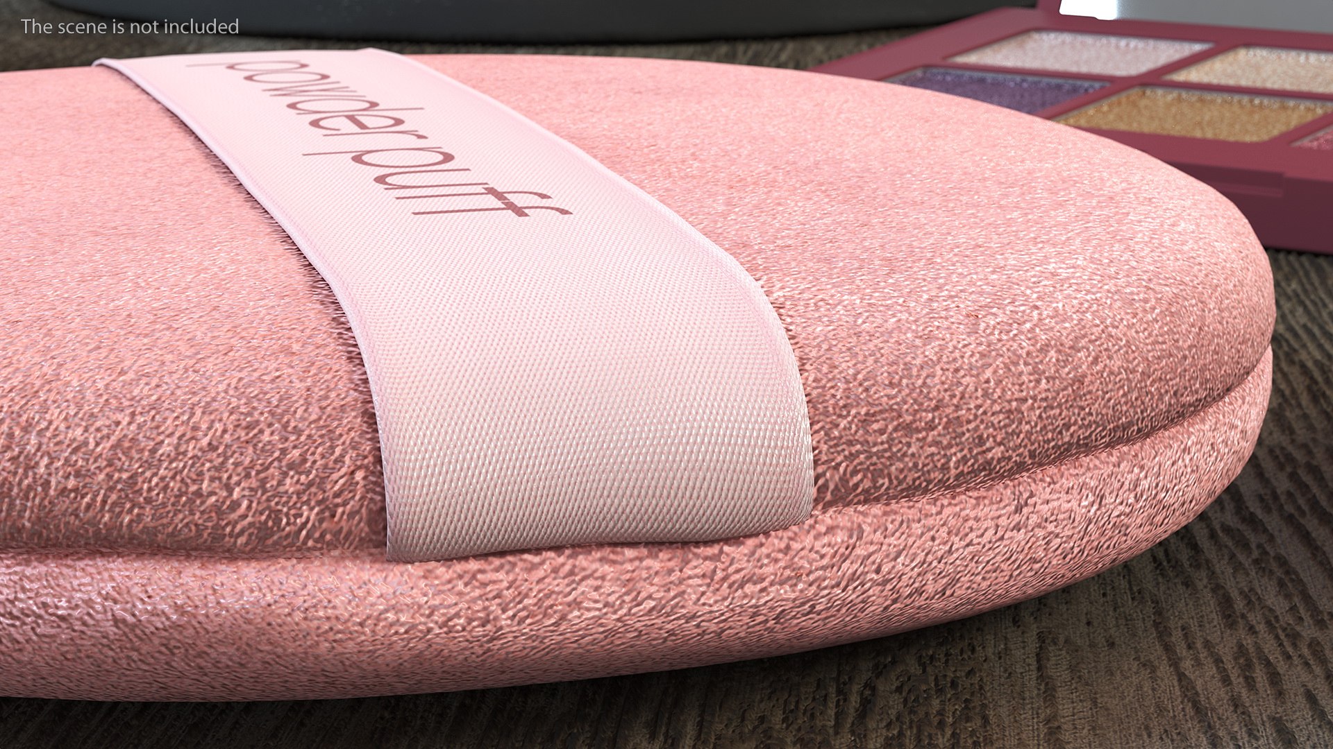 3D Model Compact Makeup Powder Puff - TurboSquid 1835898