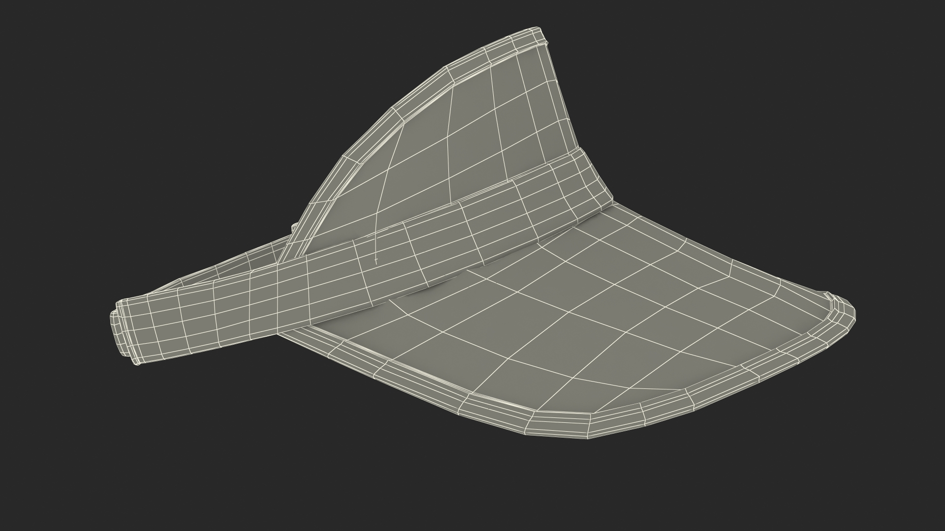 Clear Colored Plastic Sun Visor 3D Model - TurboSquid 1813869