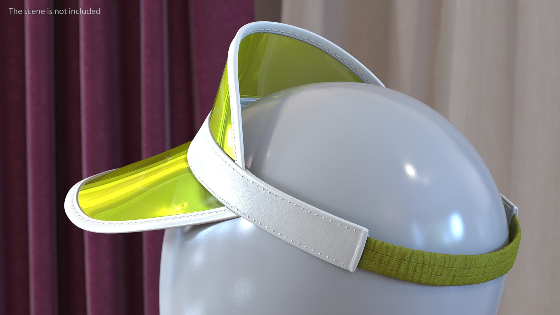 Clear Colored Plastic Sun Visor 3D Model - TurboSquid 1813869