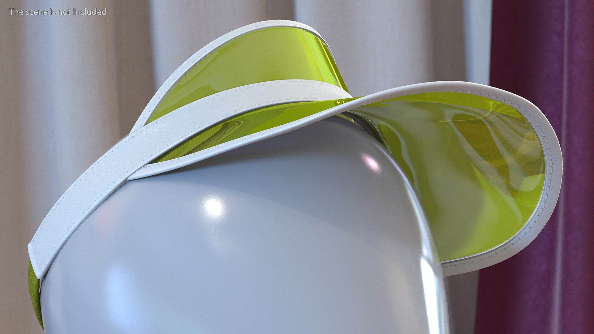 Clear Colored Plastic Sun Visor 3D Model - TurboSquid 1813869