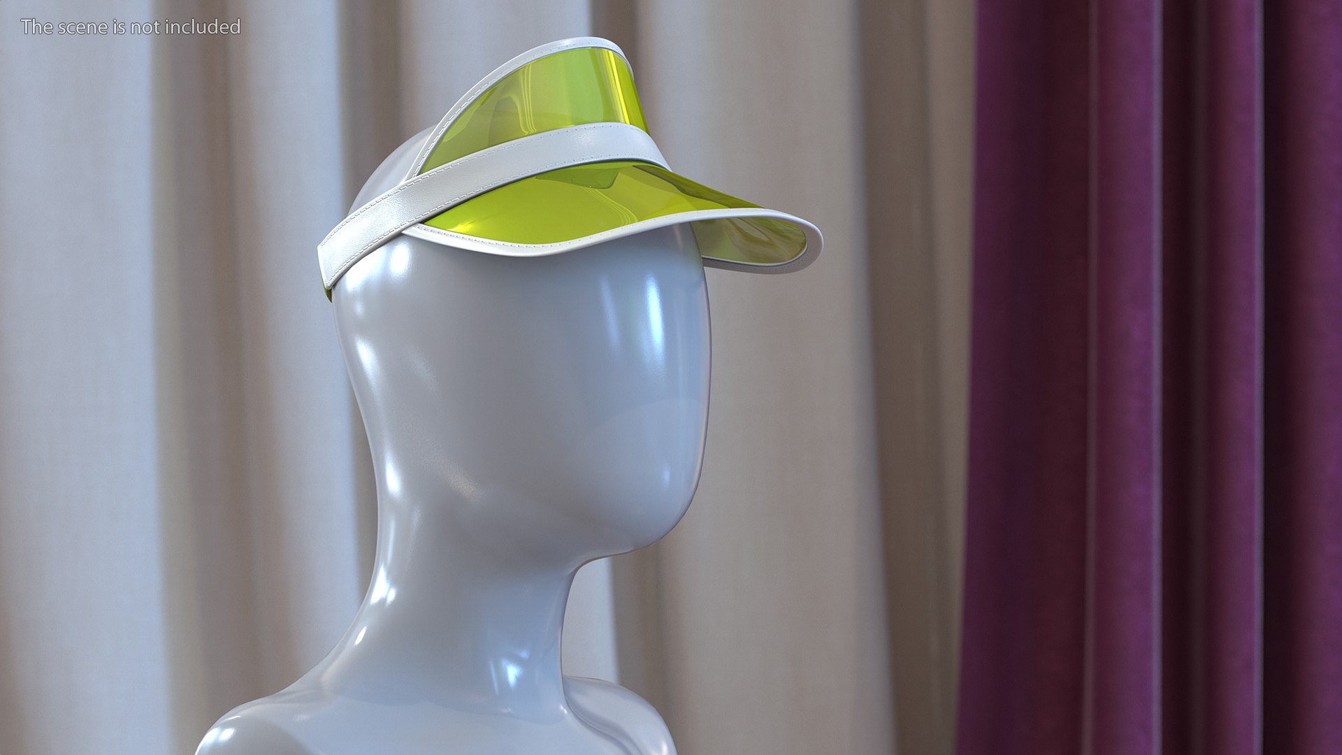 Clear Colored Plastic Sun Visor 3D Model - TurboSquid 1813869