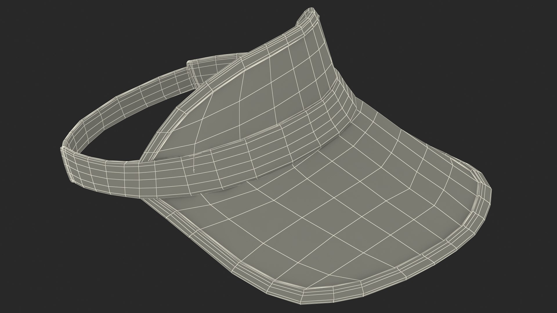 Clear Colored Plastic Sun Visor 3D model - TurboSquid 1813869