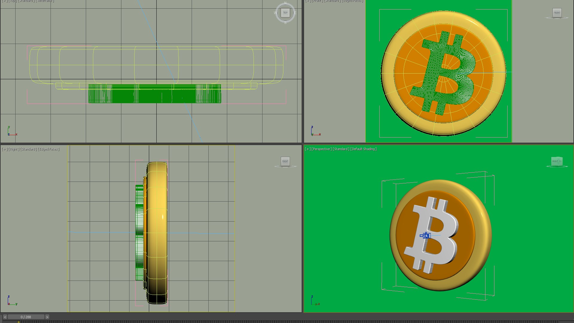 Bitcoin 3D model - TurboSquid 2056446