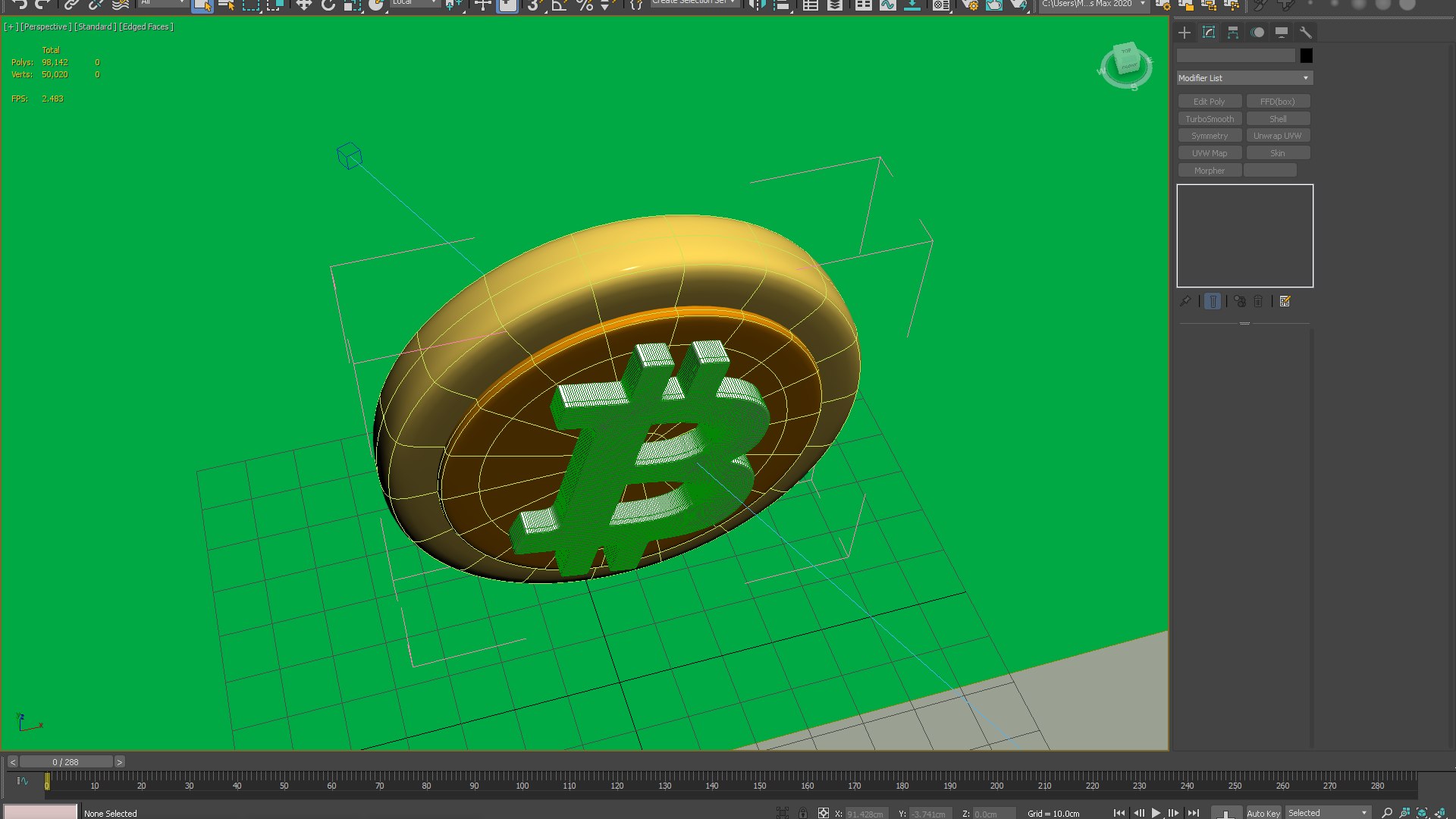 Bitcoin 3D model - TurboSquid 2056446