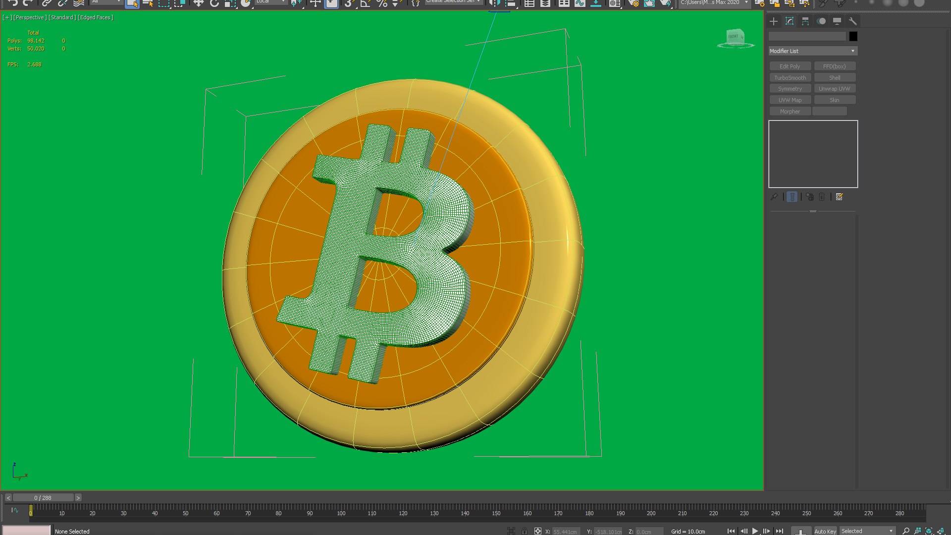 Bitcoin 3D model - TurboSquid 2056446