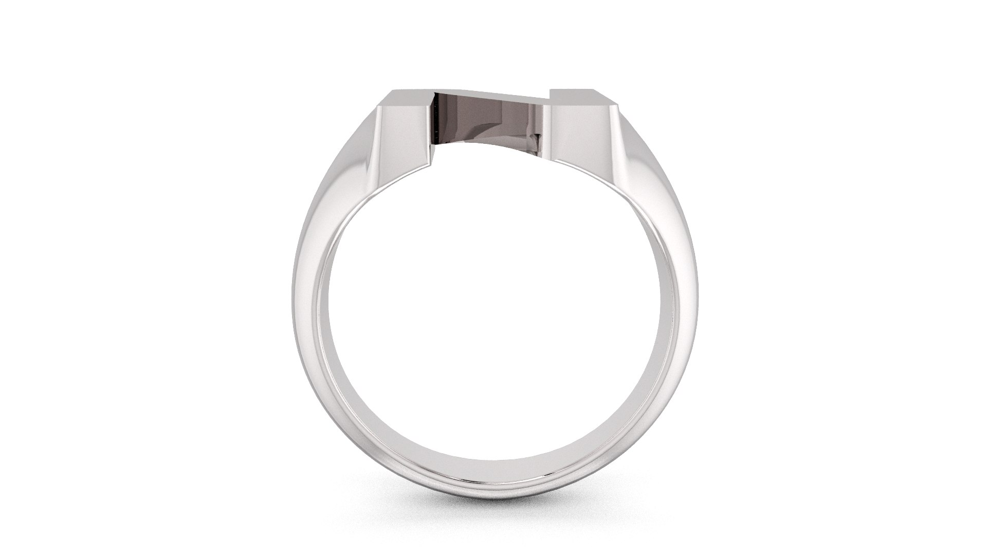 Alphabet Signet Ring N 3D Model - TurboSquid 2083521