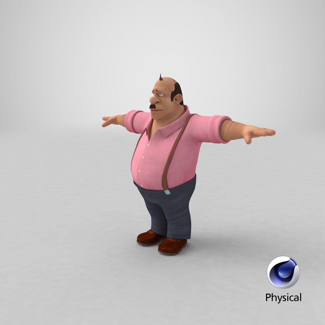 3D fantasy fat man - TurboSquid 1381390