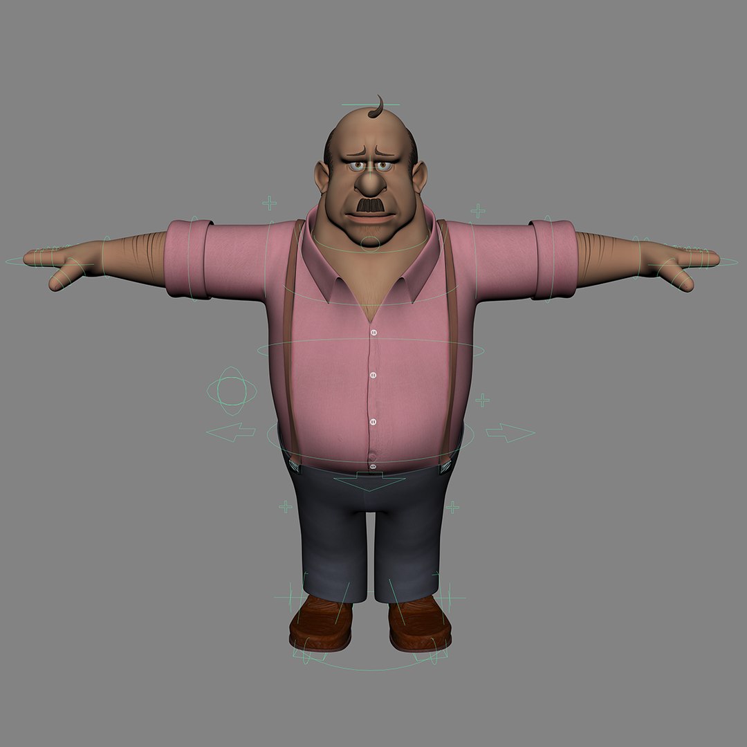 3D fantasy fat man - TurboSquid 1381390