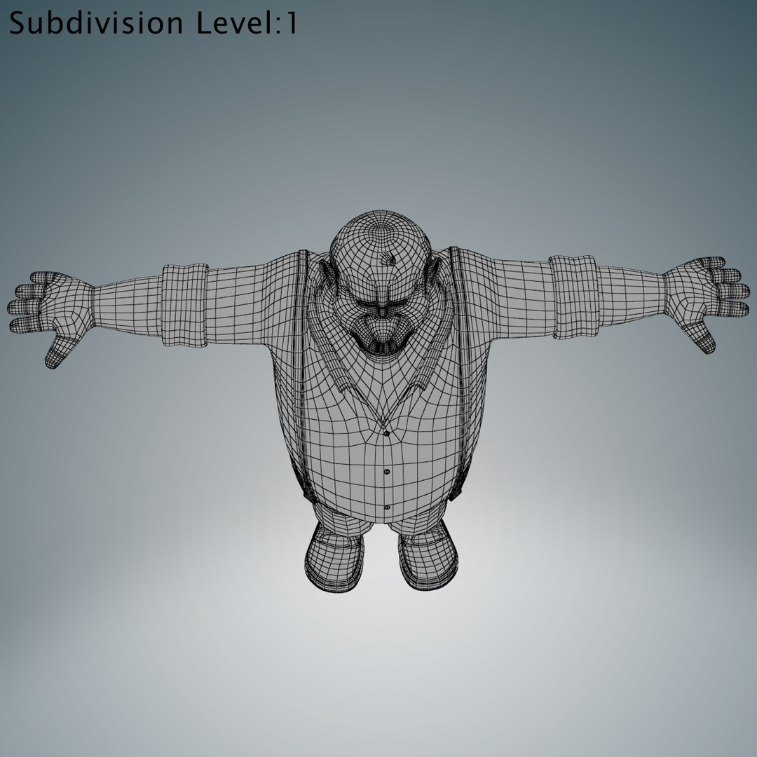 3D fantasy fat man - TurboSquid 1381390
