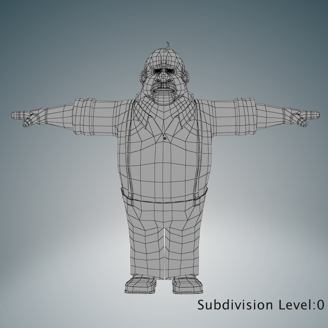 3D Fantasy Fat Man - TurboSquid 1381390