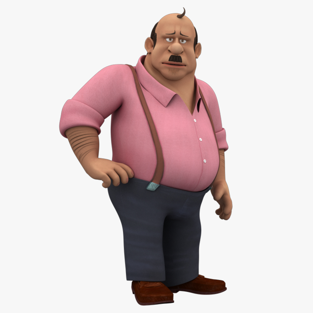 3D fantasy fat man - TurboSquid 1381390