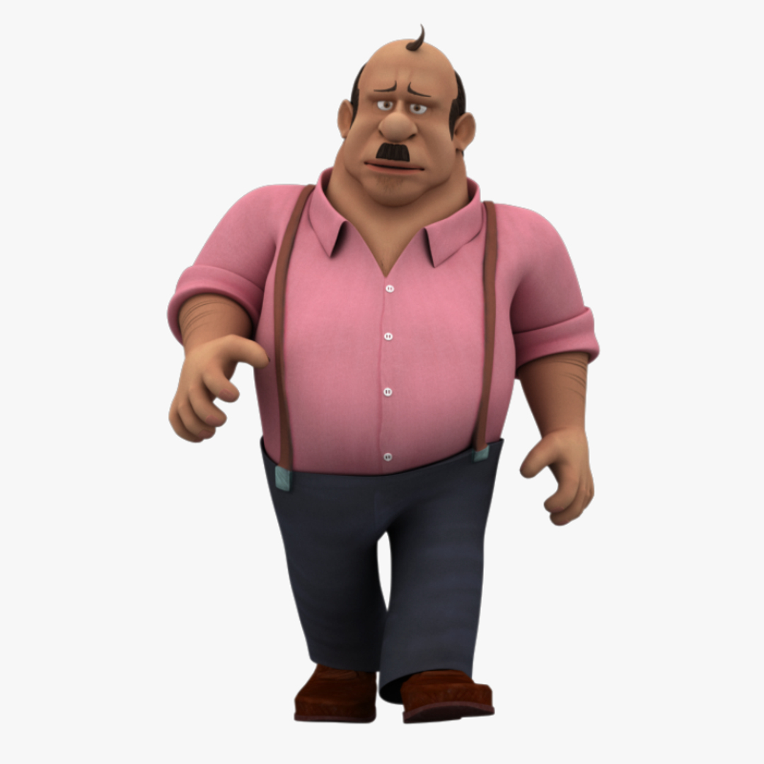 3D Fantasy Fat Man - TurboSquid 1381390