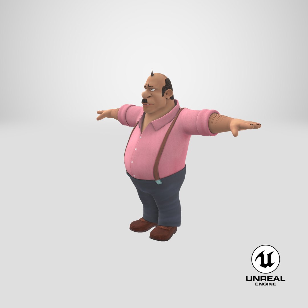 3D fantasy fat man - TurboSquid 1381390