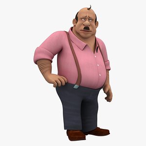 Download Free & Premium Characters Fat 3D Models | TurboSquid