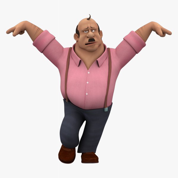 3D fantasy fat man - TurboSquid 1381390