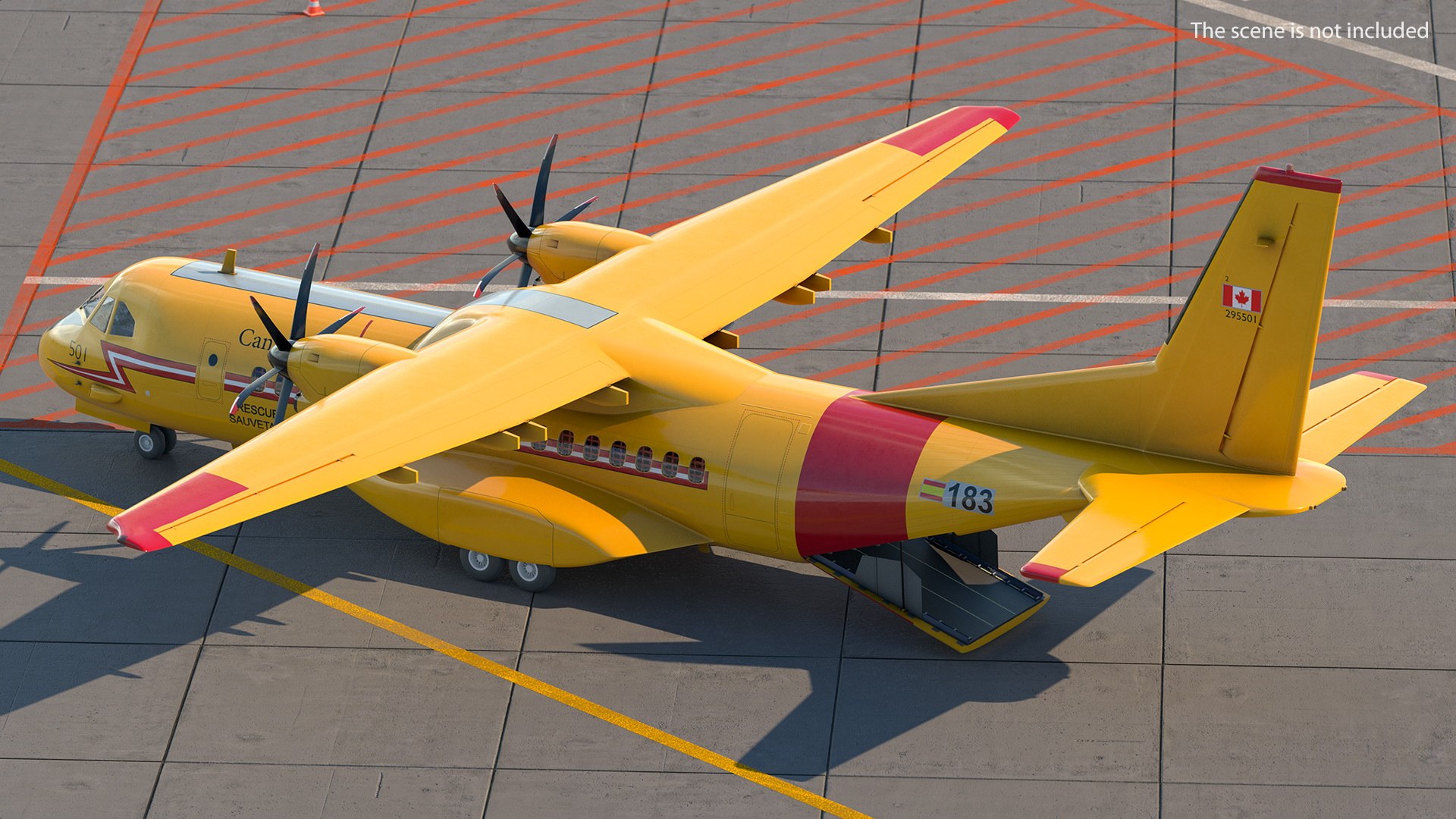 3D rcaf airbus c295 fwsar - TurboSquid 1583753
