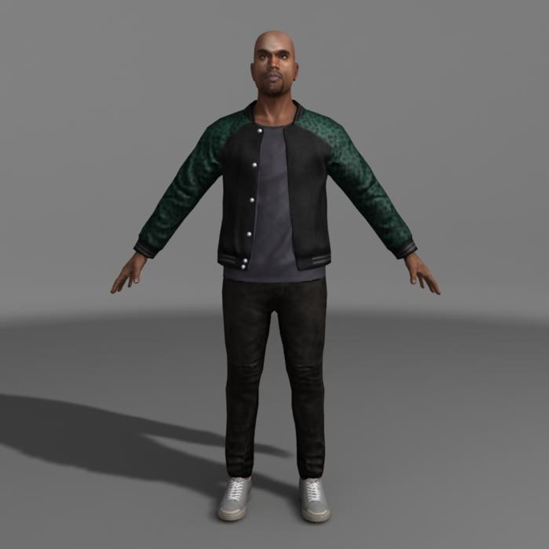 3d Model Rigged Character