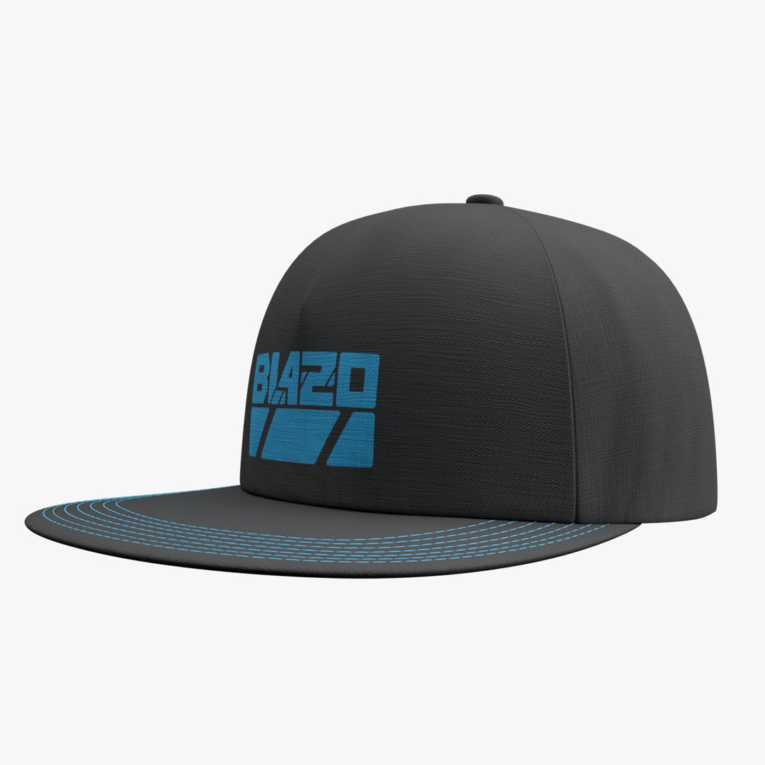 Blazo Cap - Baseball Hat Fabric Print Model - TurboSquid 1960214