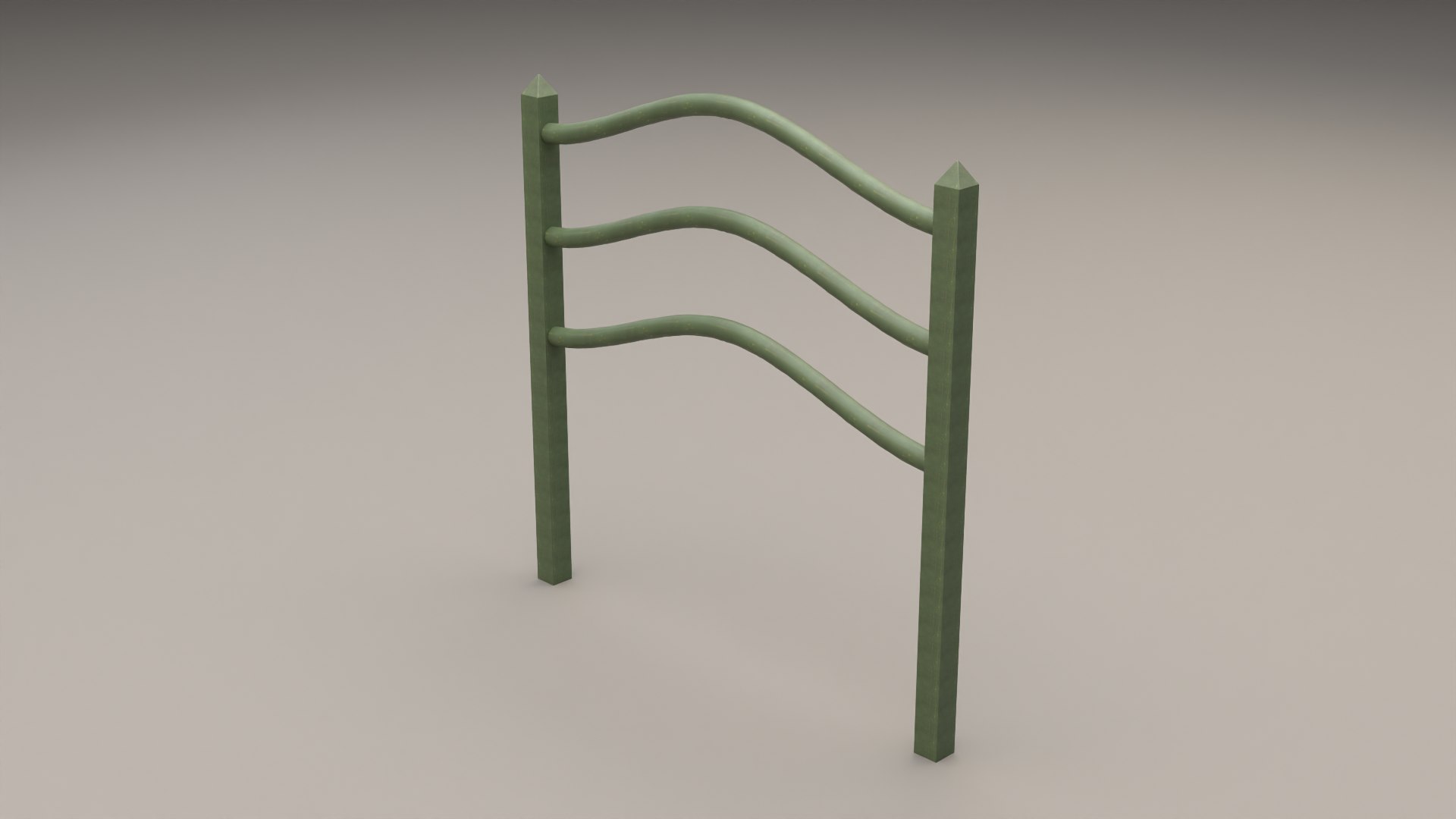 Park Gard Rail 3D Model - TurboSquid 2288279