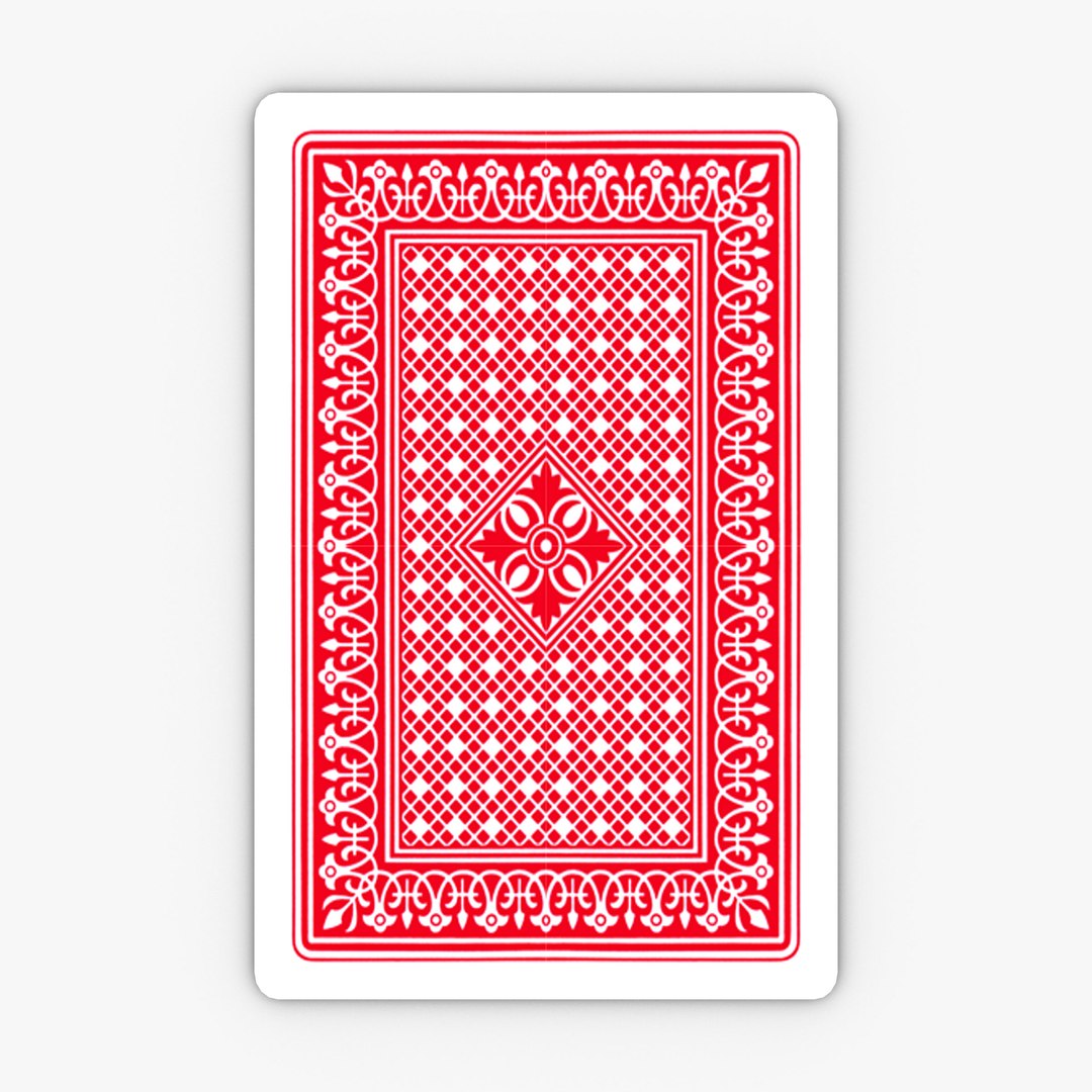 Deck Poker Cards Pocker 3d Model