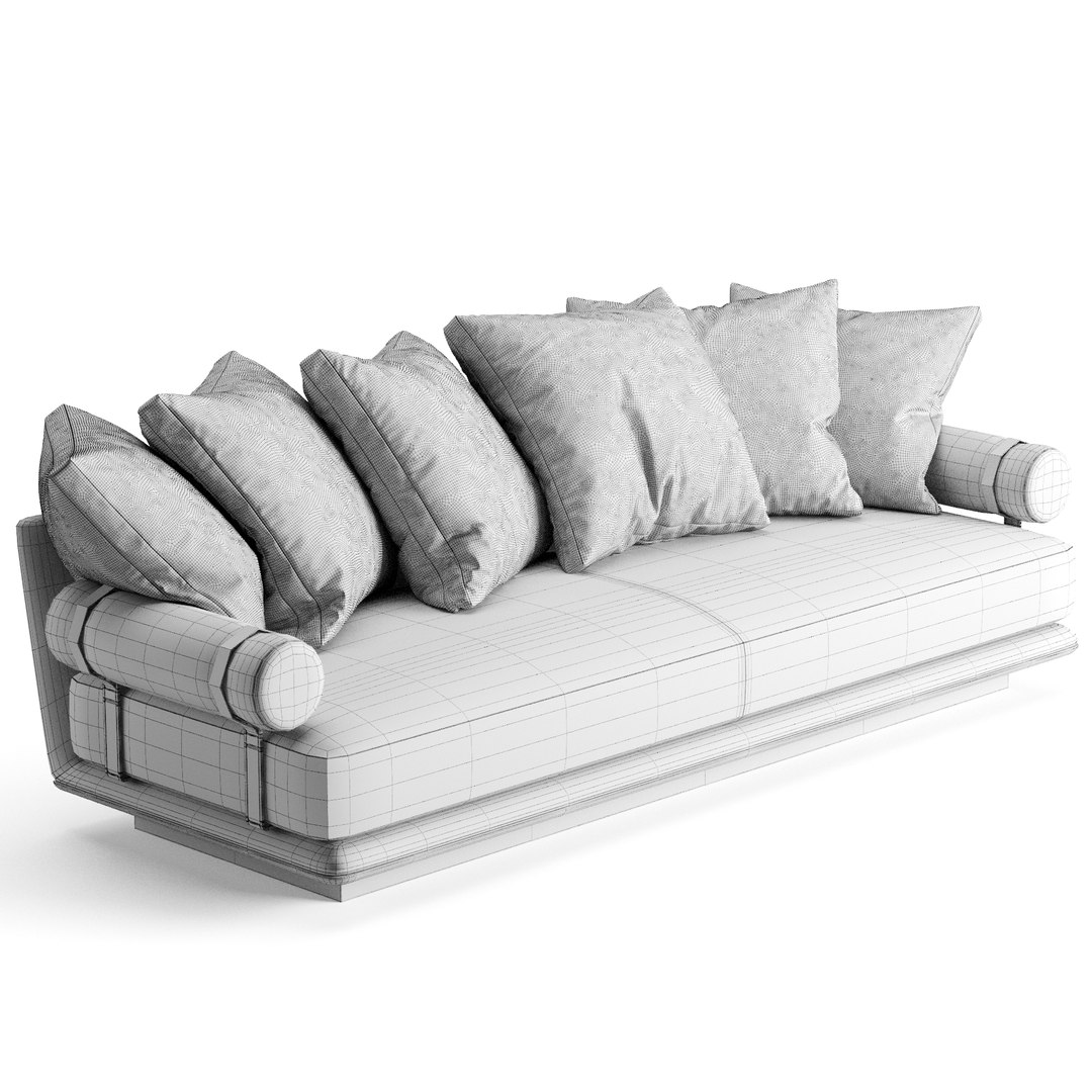 3D Model BeB Italia Noonu Sofa - TurboSquid 1741752