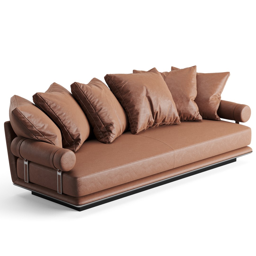 3D Model BeB Italia Noonu Sofa - TurboSquid 1741752