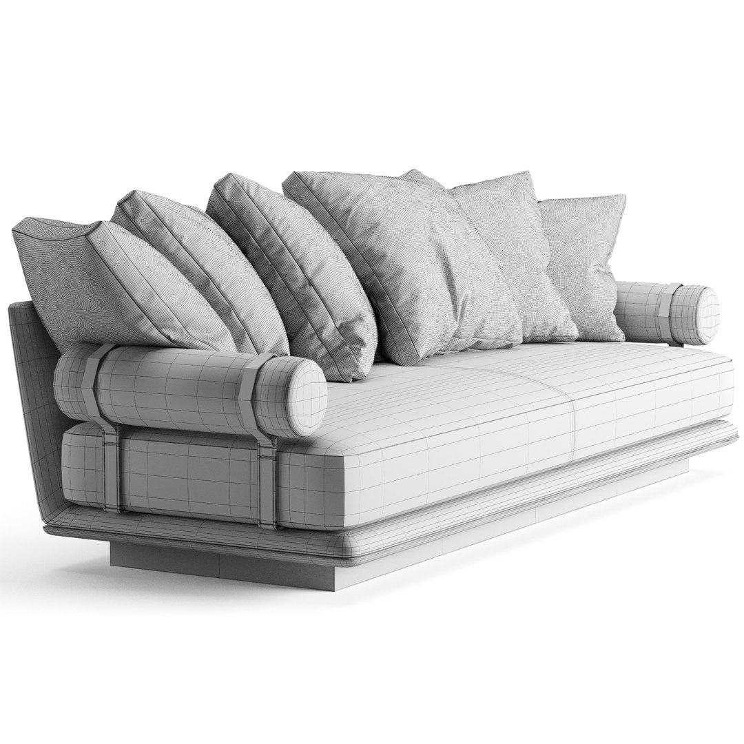 3D Model BeB Italia Noonu Sofa - TurboSquid 1741752