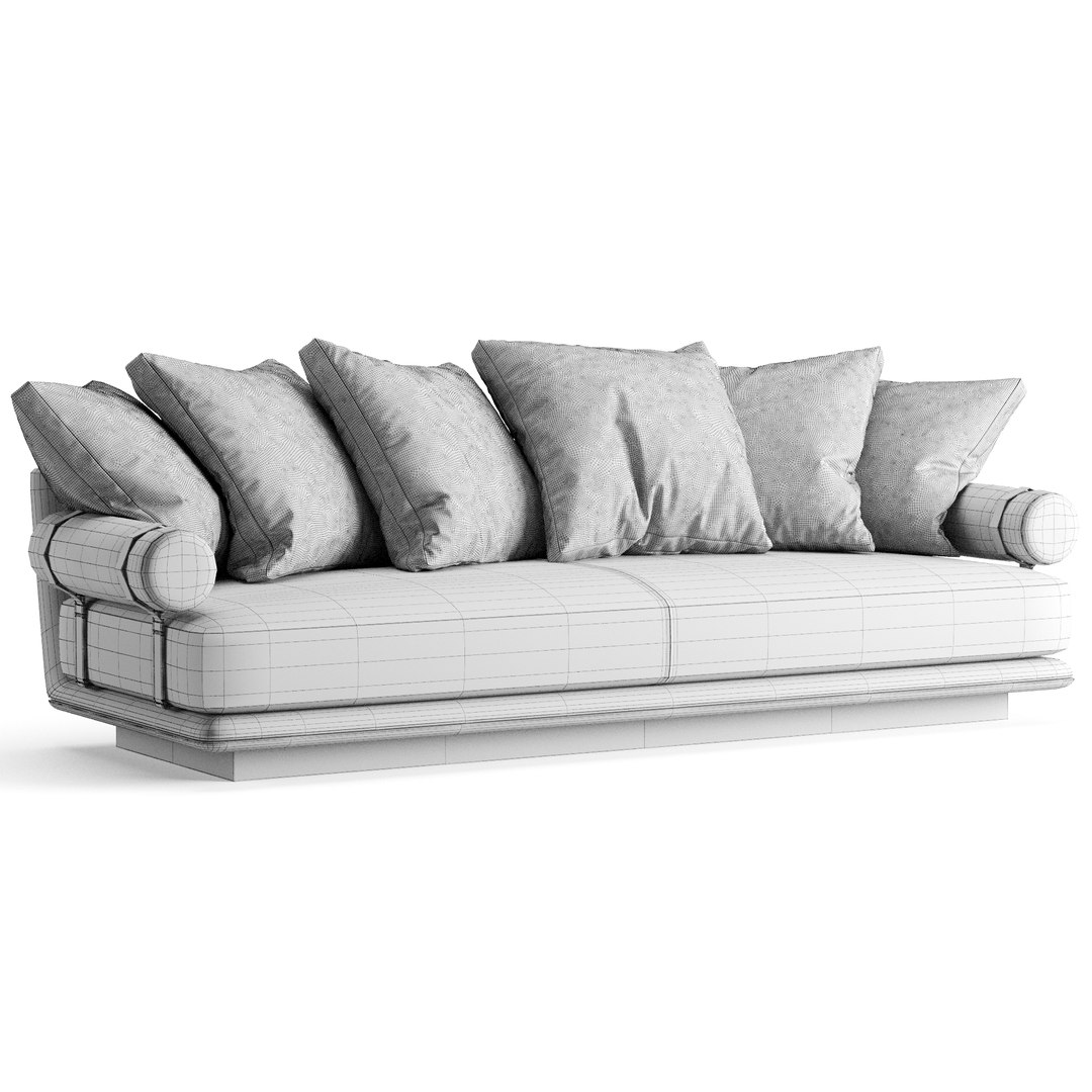 3D Model BeB Italia Noonu Sofa - TurboSquid 1741752