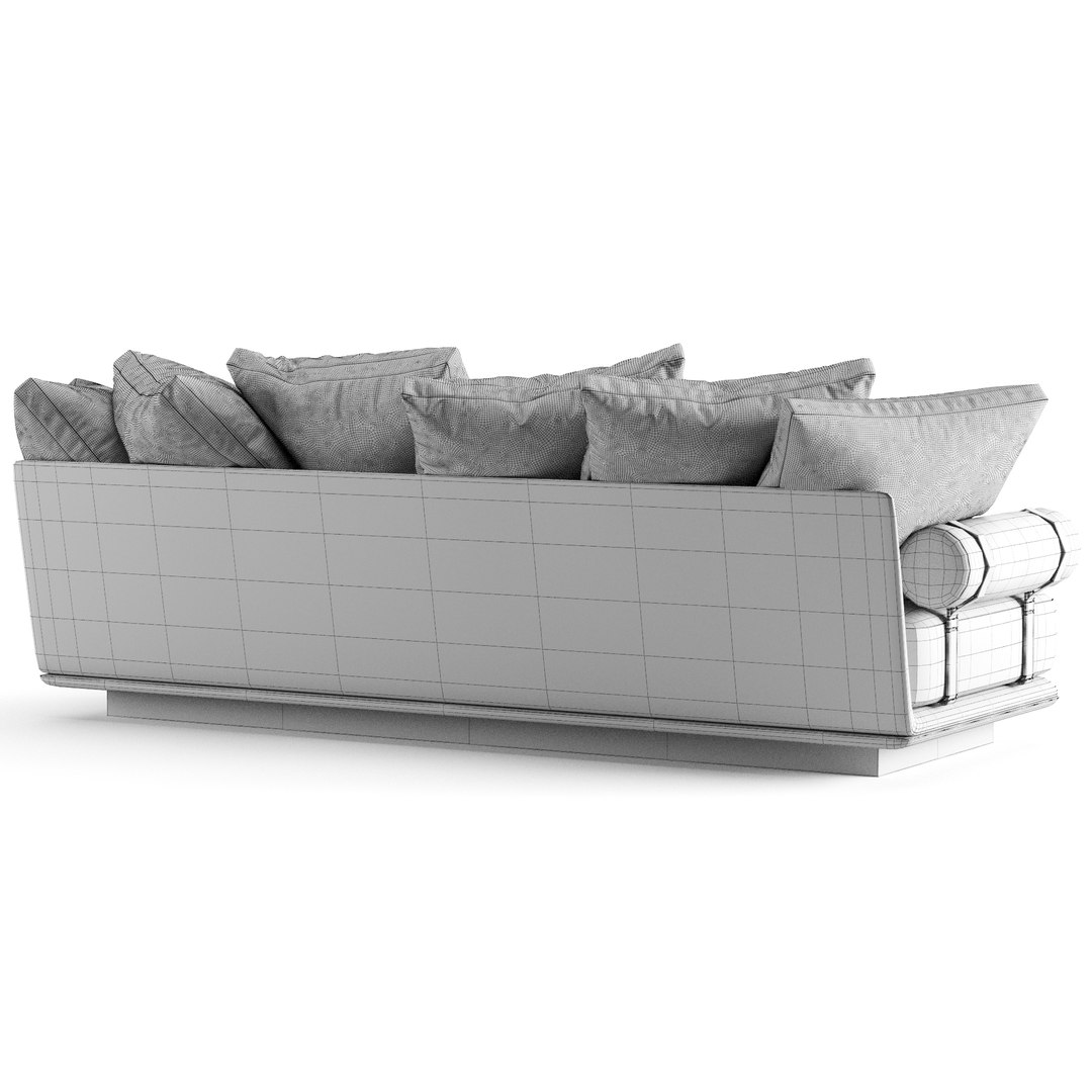 3D Model BeB Italia Noonu Sofa - TurboSquid 1741752