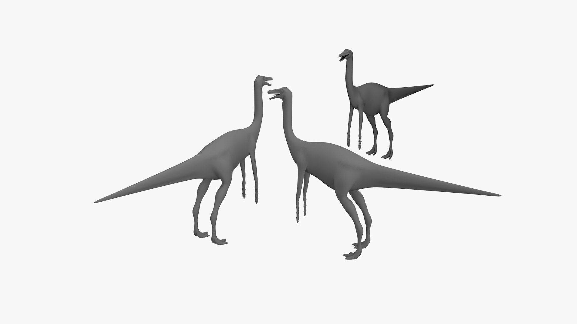 3D Gallimimus Dinosaur Model - TurboSquid 2365863