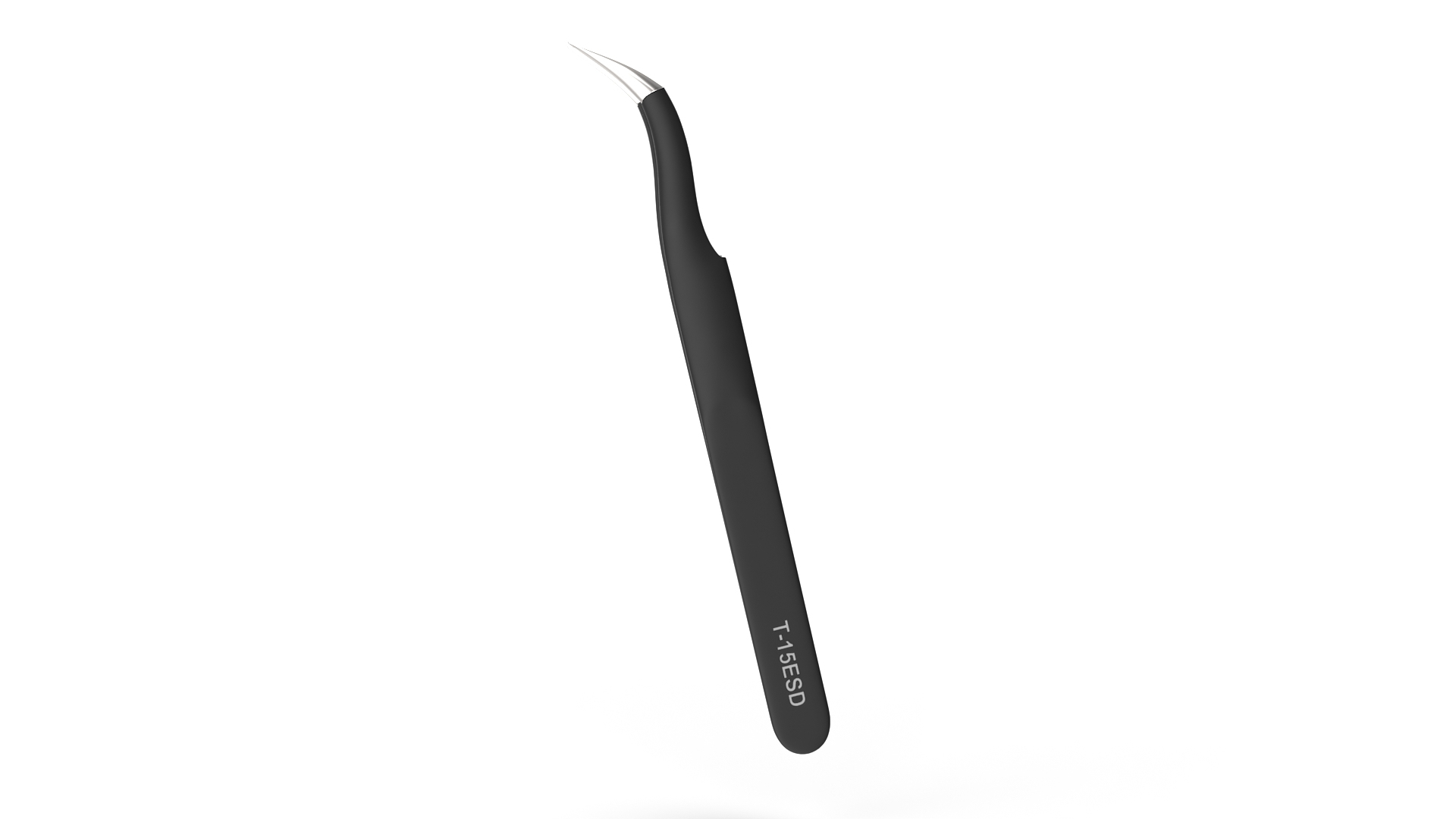 3D Black Angled Tweezers Model - TurboSquid 2212729