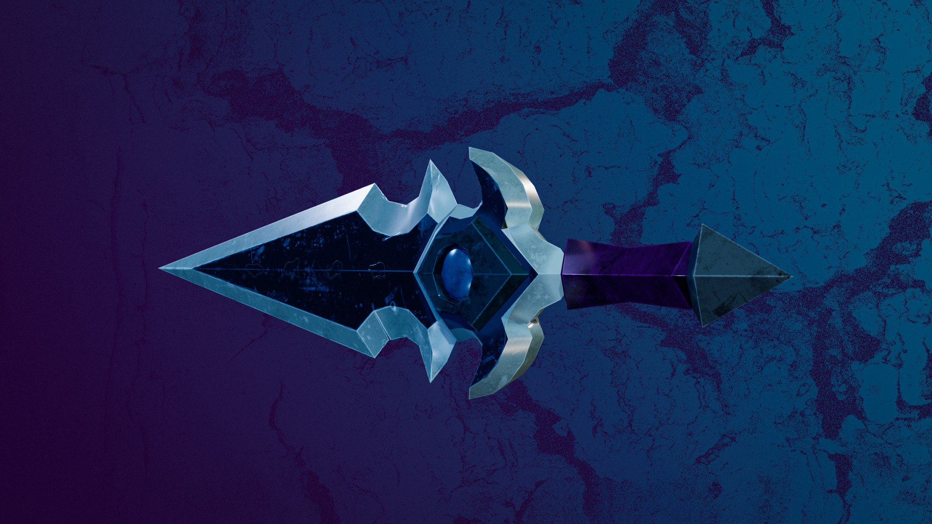 3D Ice Crown Dagger model - TurboSquid 2010943
