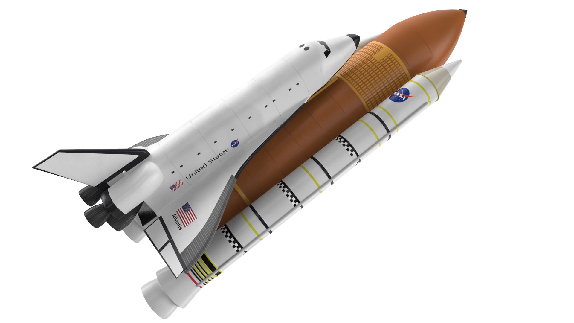 Space Shuttle Endeavour 3D Model - TurboSquid 1467955