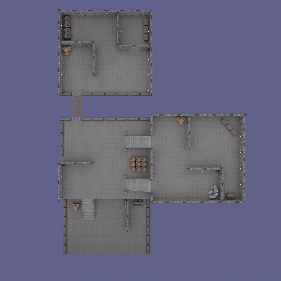 Game Map 3D Model - TurboSquid 1733869