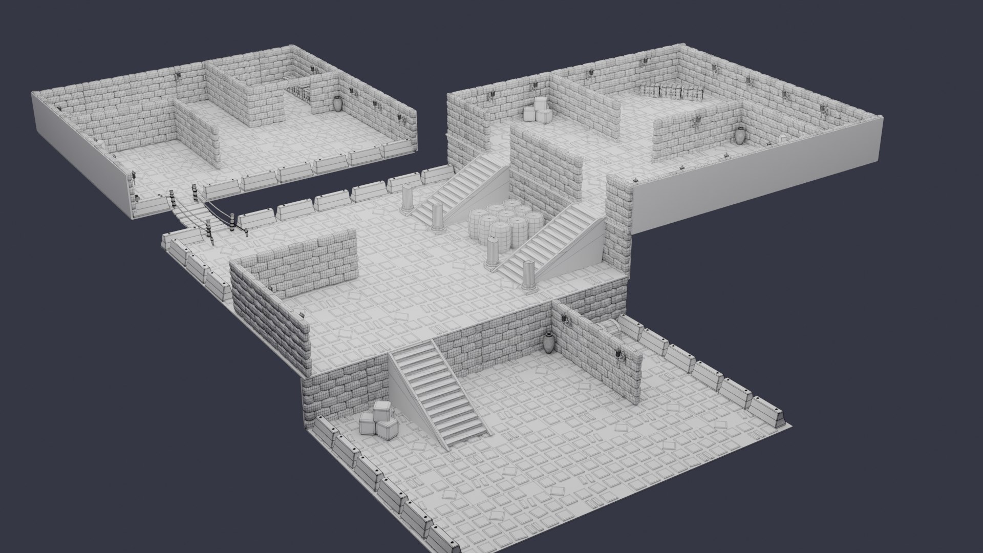 Game Map 3D Model - TurboSquid 1733869