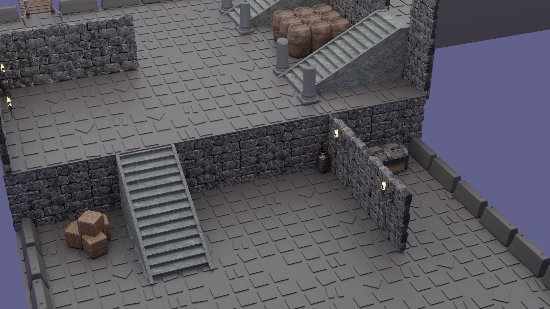 Game Map 3D Model - TurboSquid 1733869