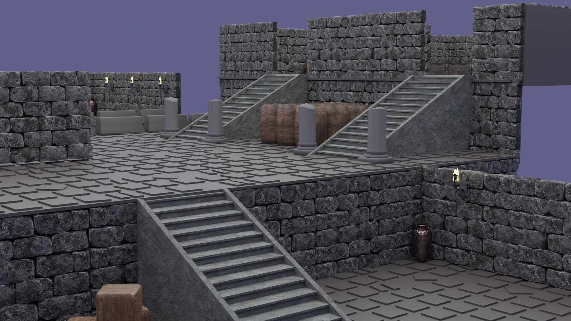 Game Map 3D Model - TurboSquid 1733869