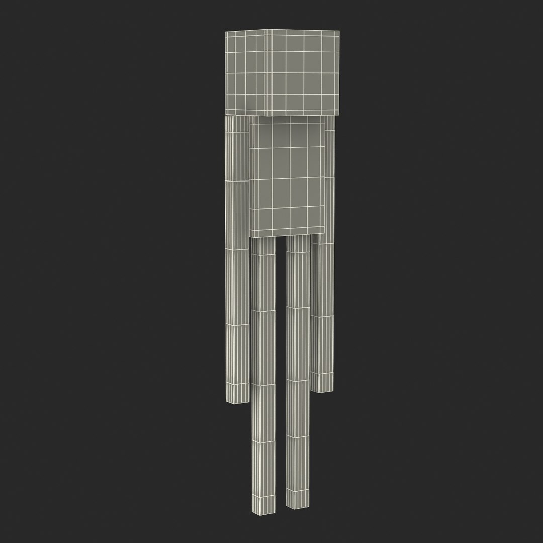 minecraft enderman 3d model